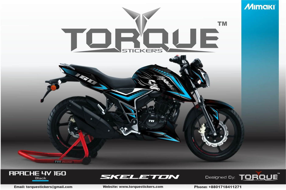 Torque Stickers| Waterproof, High Quality Bike's Custom Decals | Vinyl